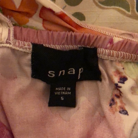 Snap | Dresses | Snap Brand Floral Dress With Petticoat | Poshmark